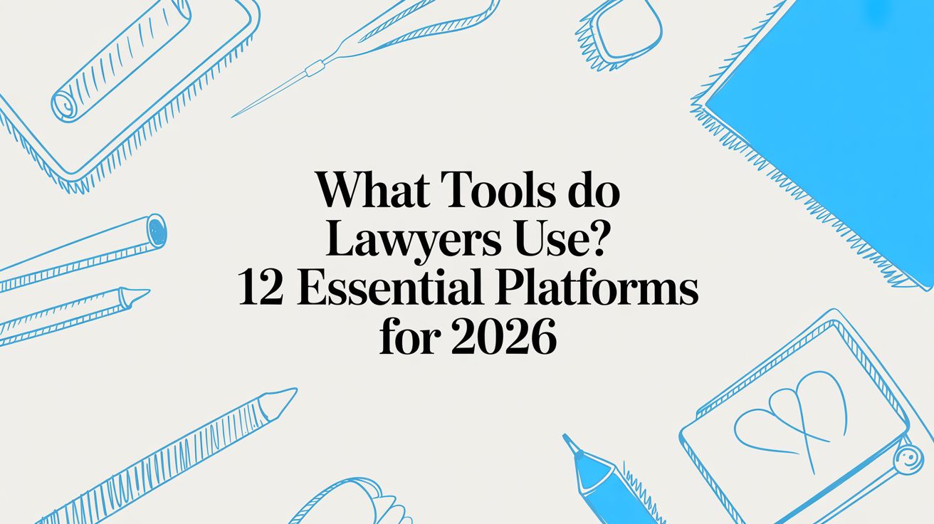 What Tools Do Lawyers Use? 12 Essential Platforms for 2026