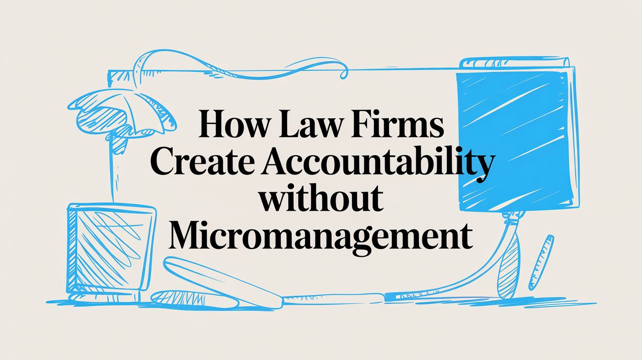How Law Firms Create Accountability Without Micromanagement